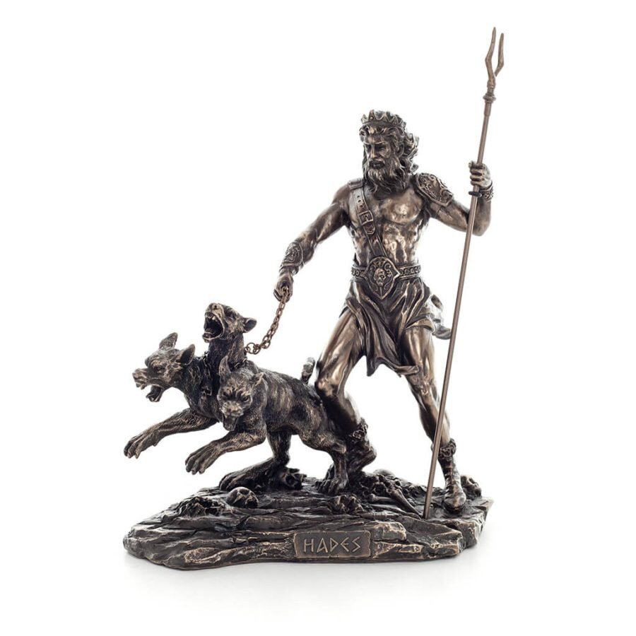 Pluto God Statue Poster Classical Myth: The God Hades Dis Pluto.